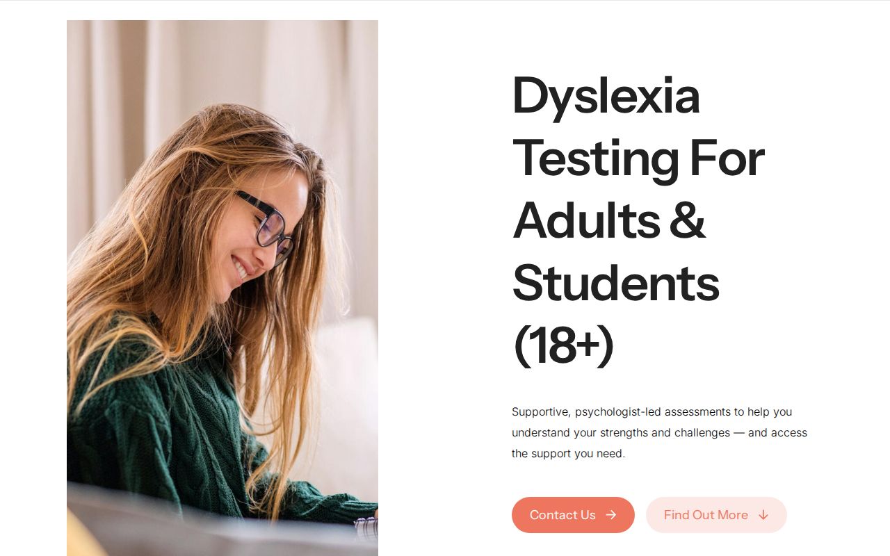 Adult Dyslexia Tests